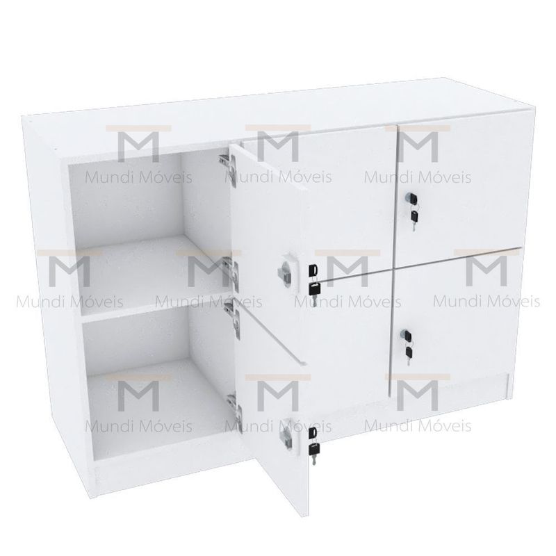 ARMÁRIO ESCANINHO 6 PORTAS COM RODAPÉ M213.2021.B (ORGANIZA) - Mundi Móveis ARMÁRIO ESCANINHO 6 PORTAS COM RODAPÉ M213.2021.B (ORGANIZA) - Mundi Móveis